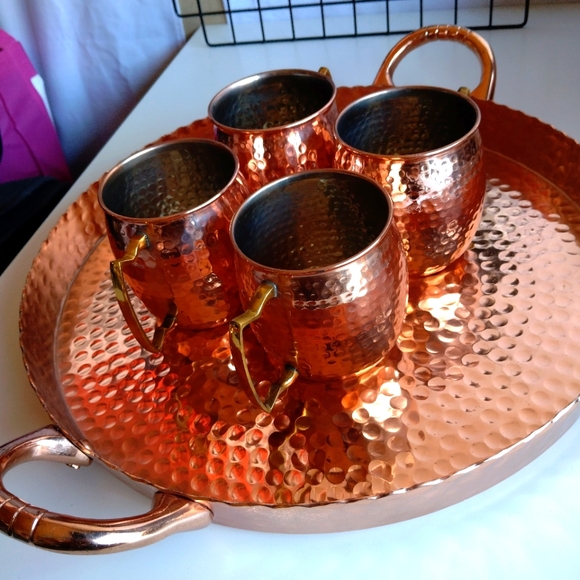 Indian | Kitchen | Hand Made Copper In India Mags And Try | Poshmark